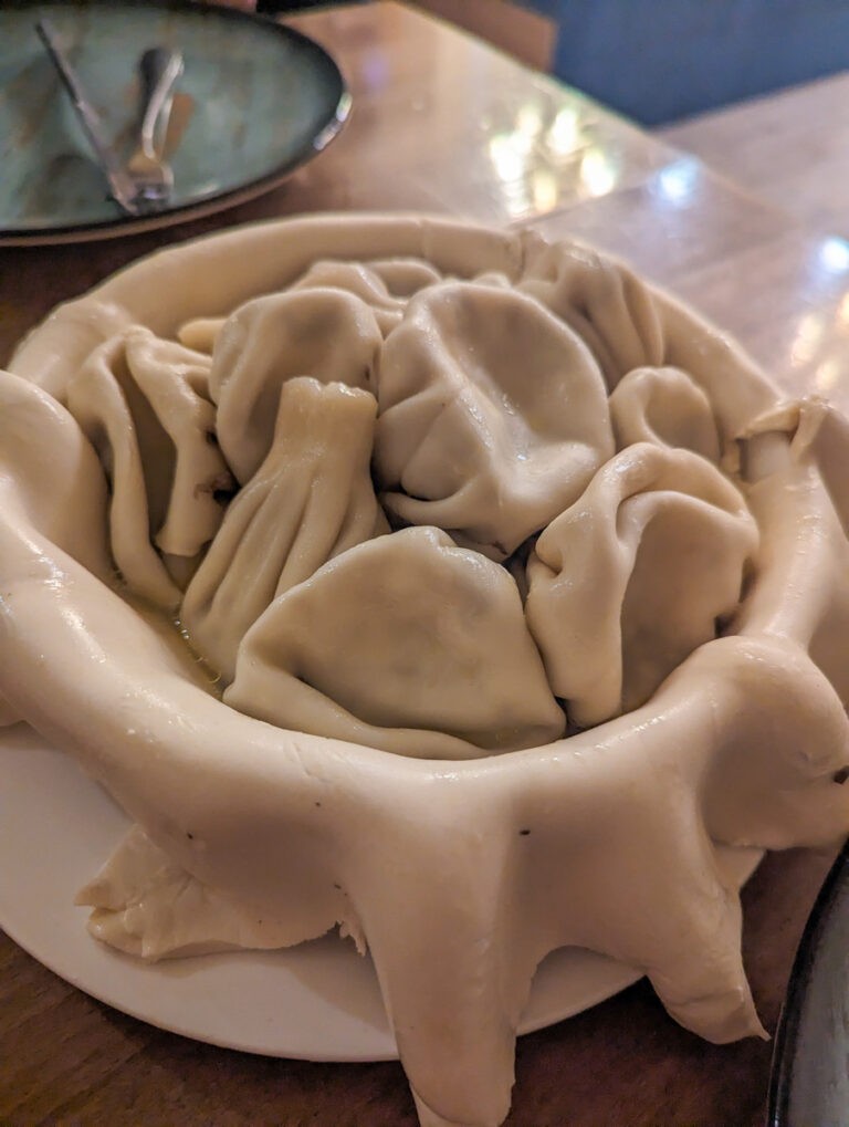 Where to eat vegetarian khinkali in Tbilisi - Claire's Footsteps